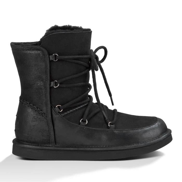 UGG® Women's Lodge Leather Lace Up Boots - Sun & Ski Sports