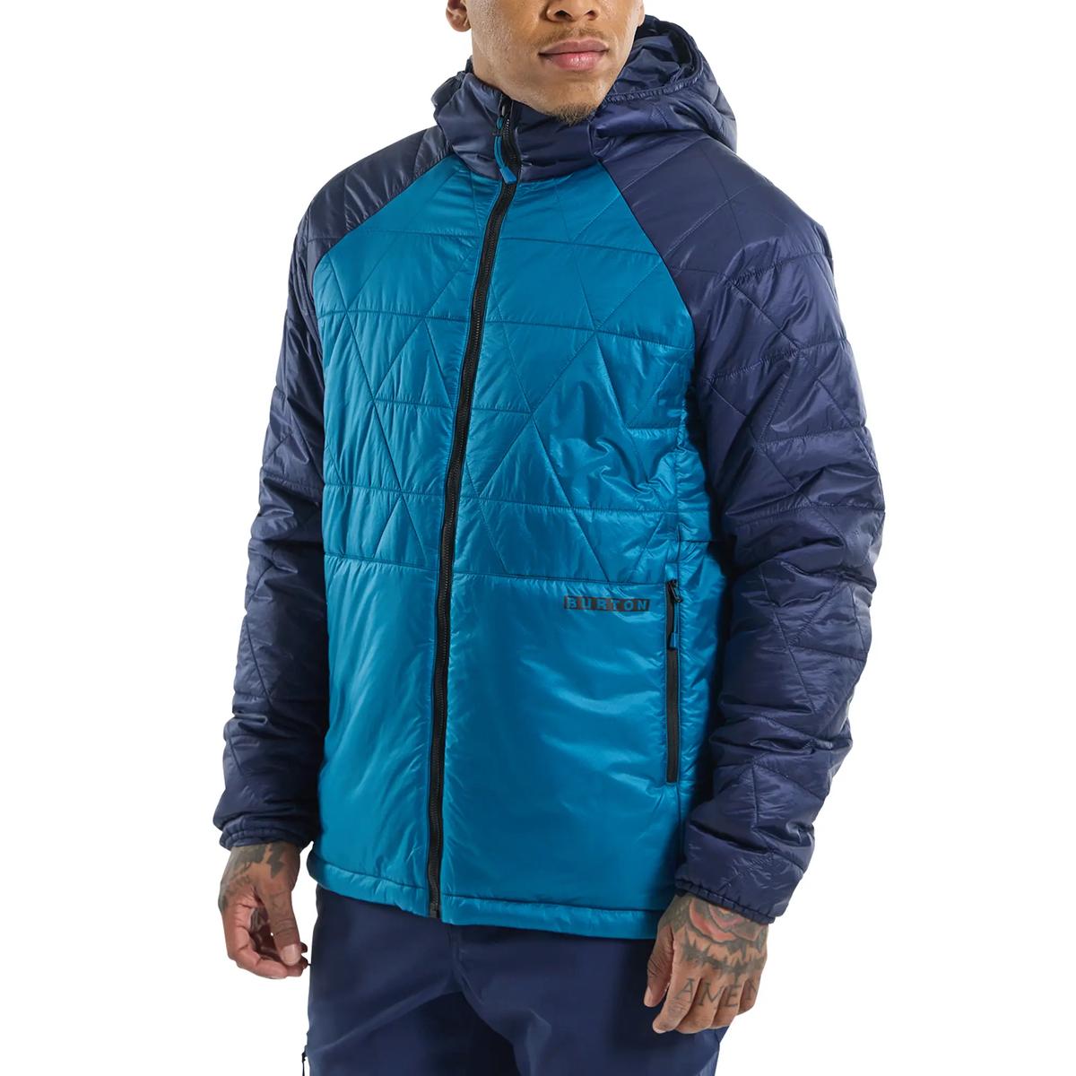 Burton Mens Versatile Heat Hooded Synthetic Insulated Jacket - Sun ...