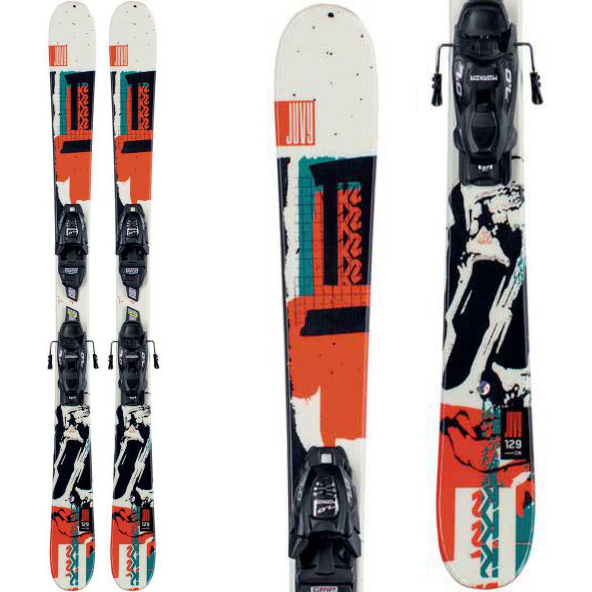 K2 Skis Kids Juvy Skis with FDT 7.0 Bindings 22 - Sun & Ski Sports