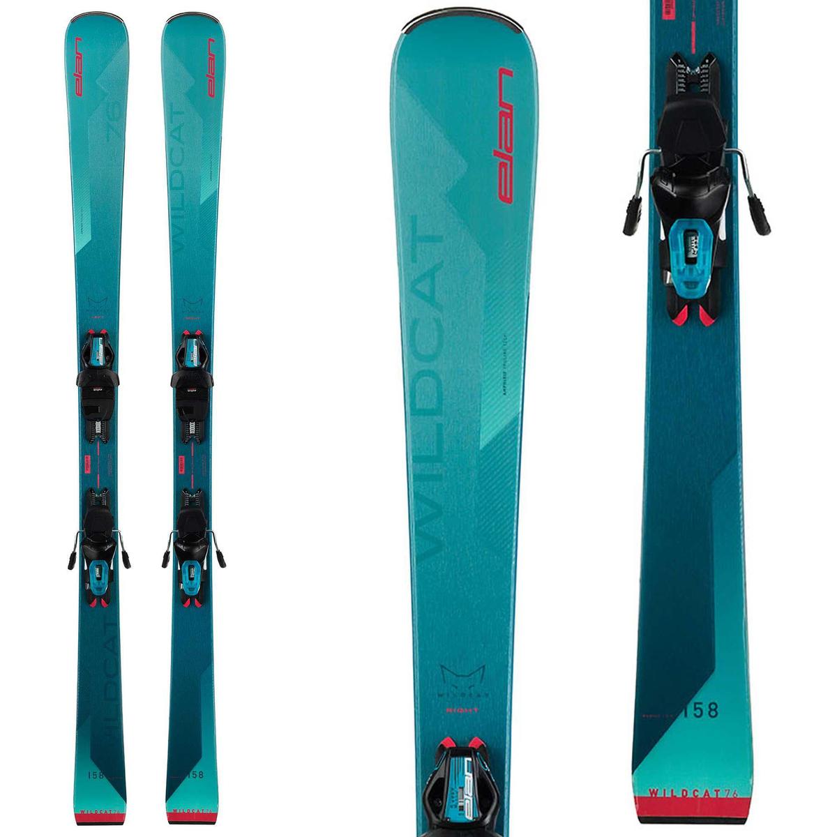 Elan Womens Wildcat 76 Light Shift Skis with ELW 9.0 GripWalk® Shift ...