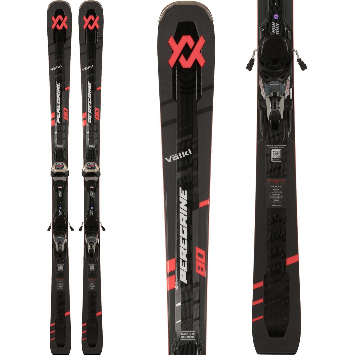 Volkl Men's Volkl Peregrine 80 Skis w/ Lowride 12 TCX Bindings - Sun ...