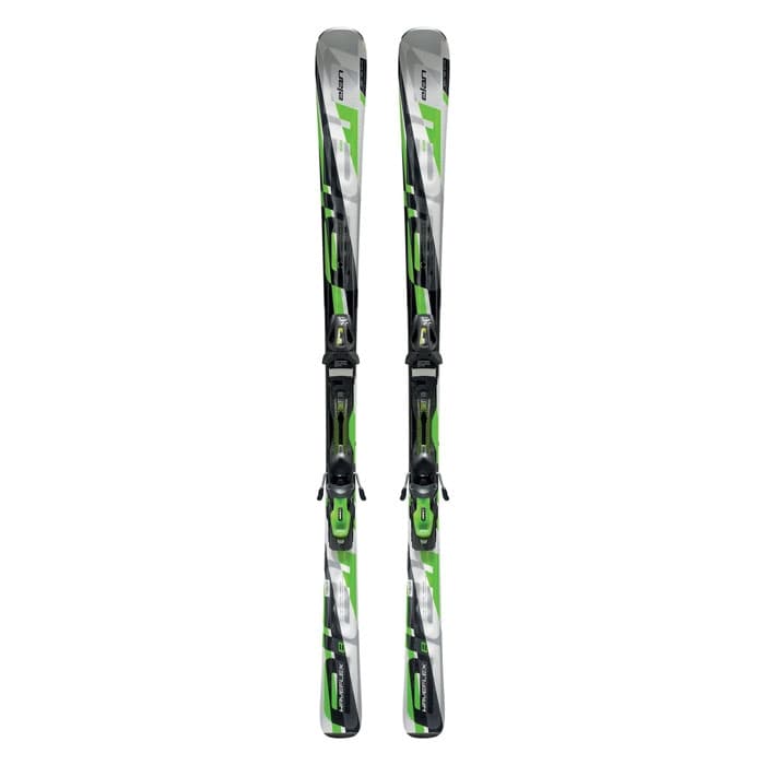 Elan Men's Waveflex 8 All Mountain Skis with EL 10.0 QT Bindings '13 ...