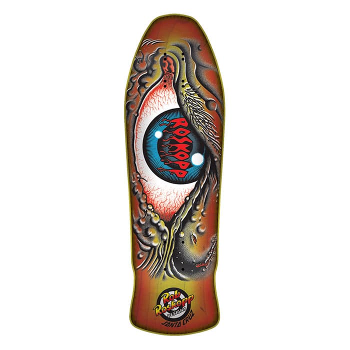 Santa Cruz Roskopp Eye Sunburst Reissue Skateboard Deck - Sun & Ski Sports