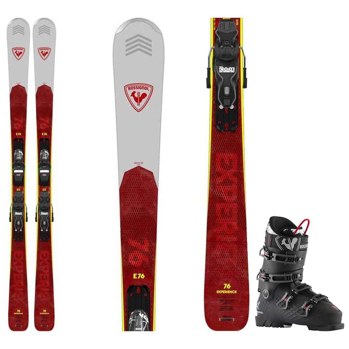 Rossignol Men's Experience 76 Skis + XP10 Bindings + Rossignol Men's ...