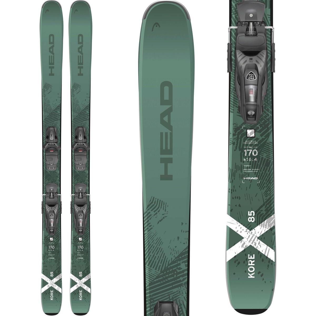 Head Men's Kore X 85 Skis with Protector PR 11 GripWalk Bindings '25 ...