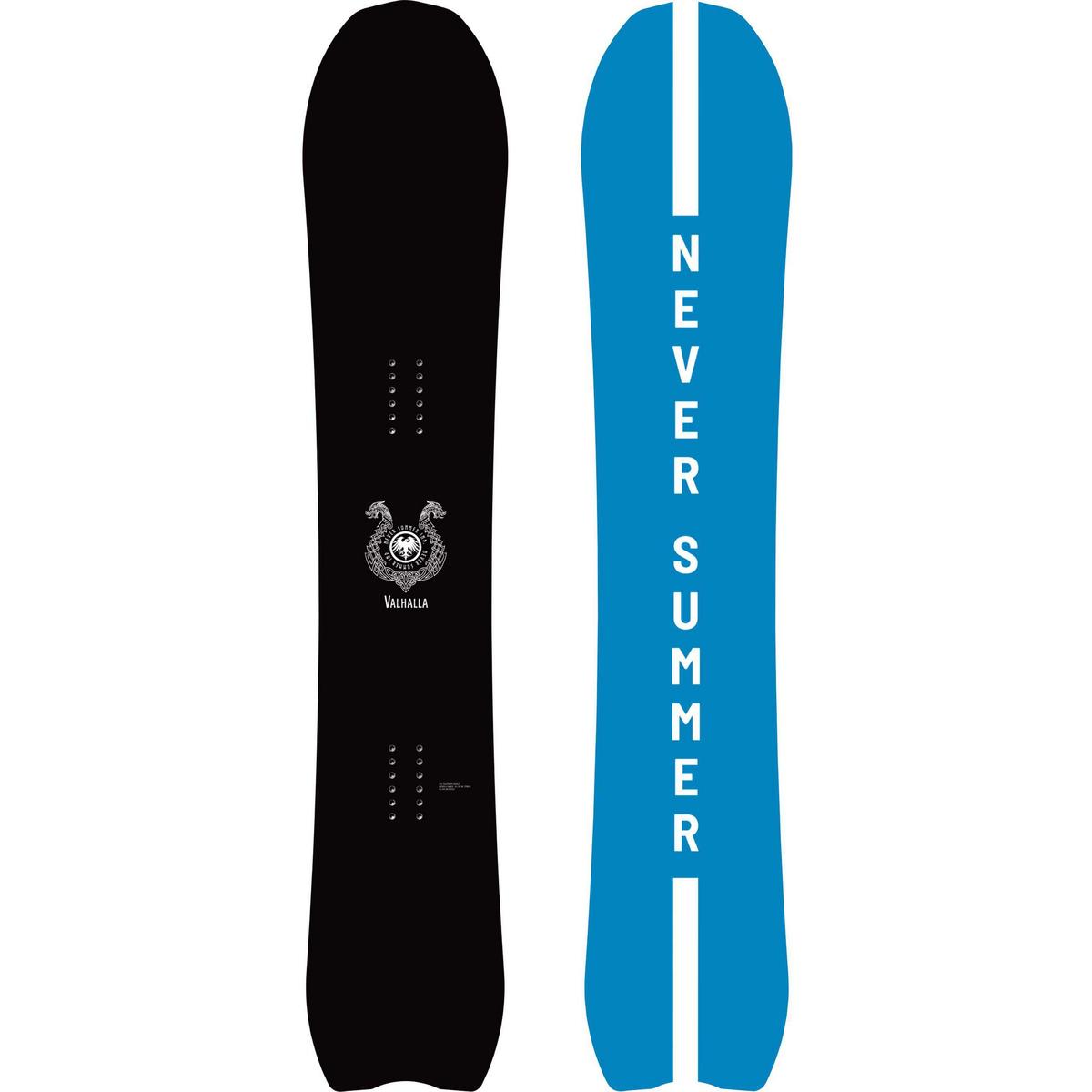 Never Summer Mens Fusion Triple Camber Valhalla Snowboard 24 - Sun ...