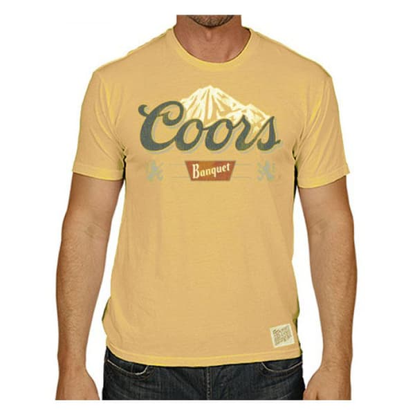 Original Retro Brand Men's Coors Short Sleeve T Shirt - Sun & Ski Original Retro Brand Men's Coors Short Sleeve T Shirt - Sun & Ski