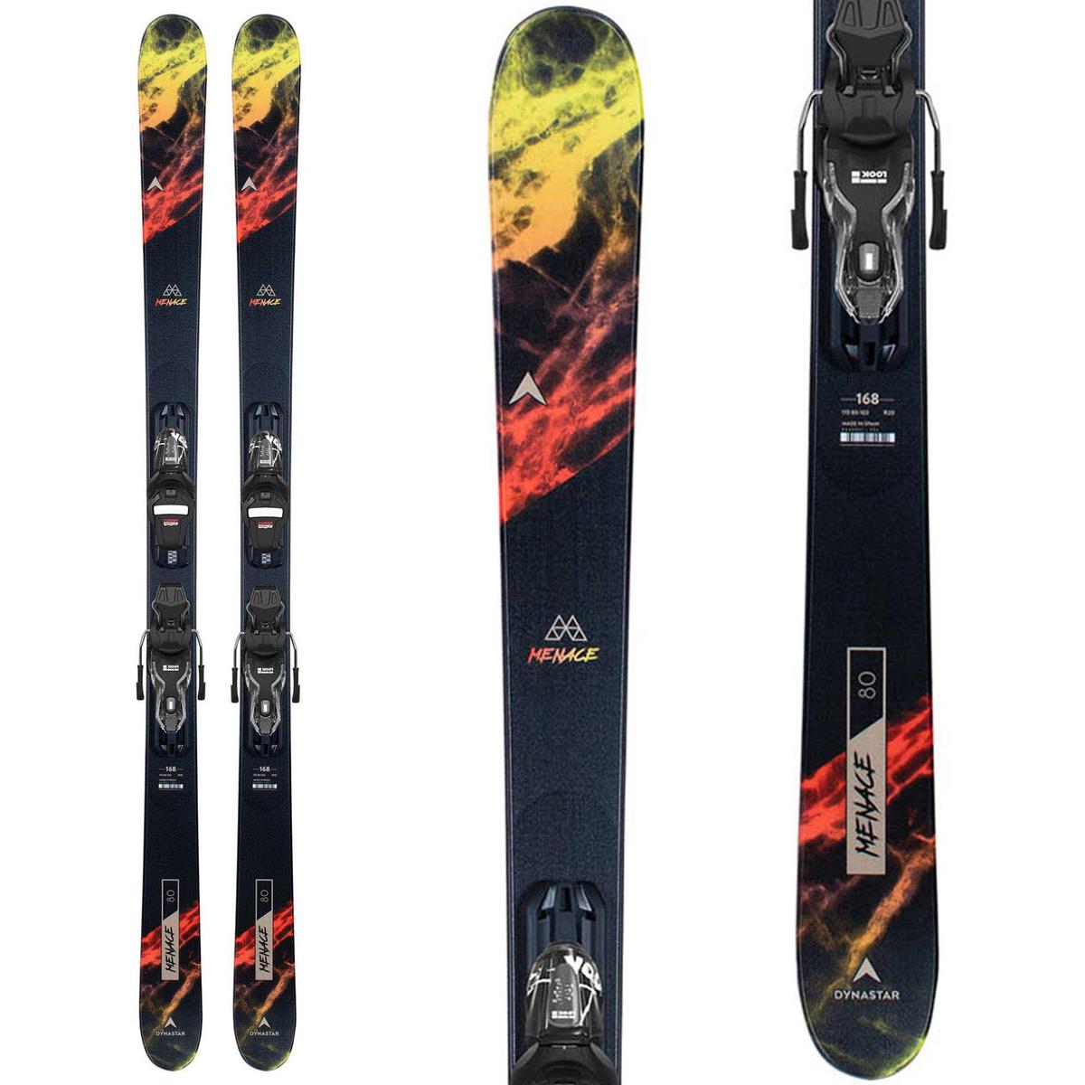 Dynastar Mens M-Menace 80 Skis with Xpress 10 GripWalk® Bindings 23 ...