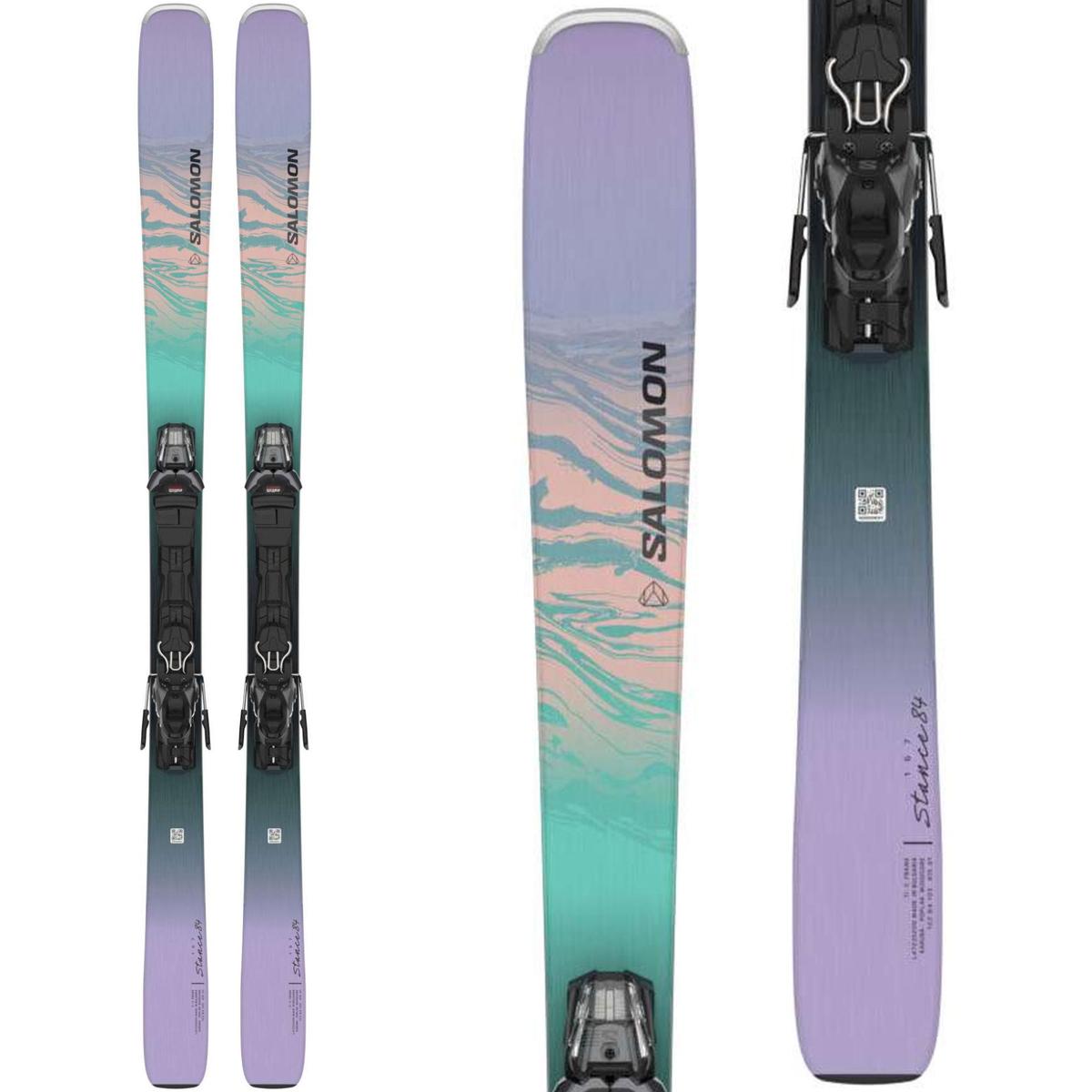 Salomon Women's Stance 84W Skis with M11 GripWalk Bindings '25 - Sun ...