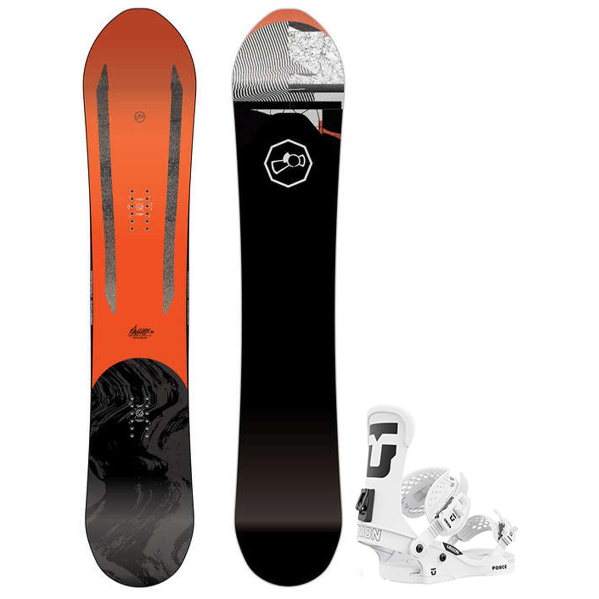 CAPiTA Men's The Navigator Snowboard + Union Men's Force Classic (Team ...