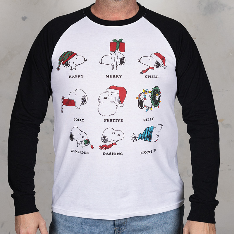 Peanuts Snoopy Moods Raglan Tee - Cracker Barrel