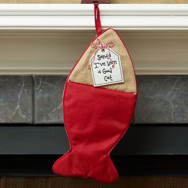 Cat Stocking - Cracker Barrel