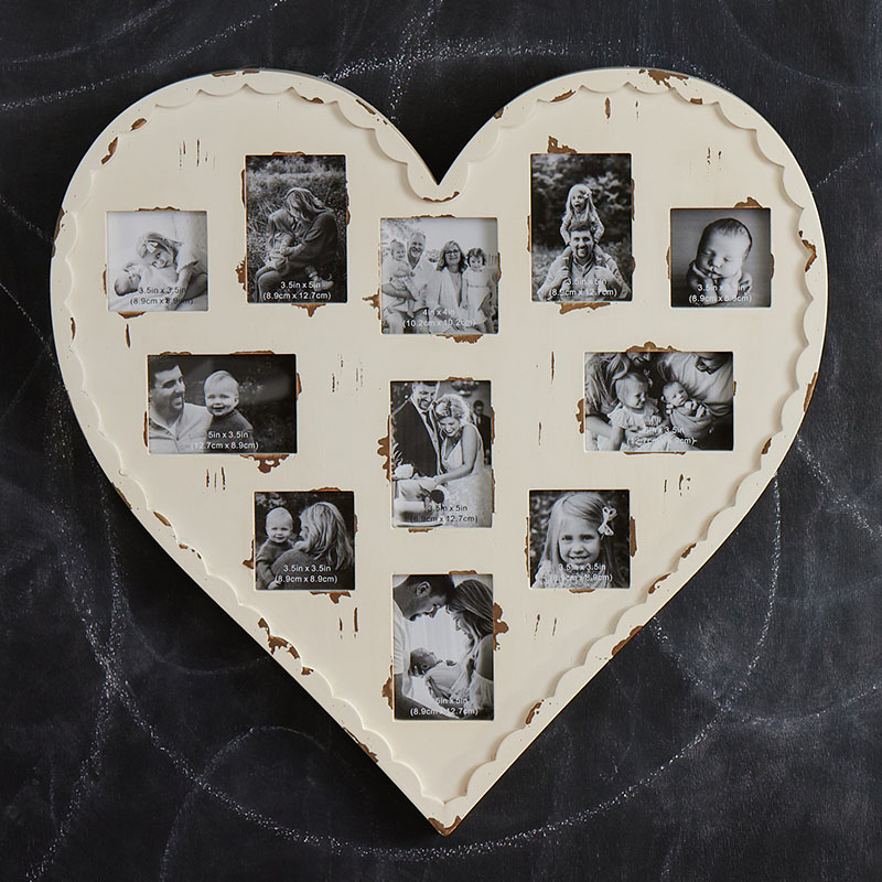 Heart Shape Wall Photo Frame - Cracker Barrel
