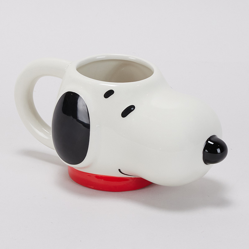 Snoopy Head Figural Ceramic Mug - Cracker Barrel
