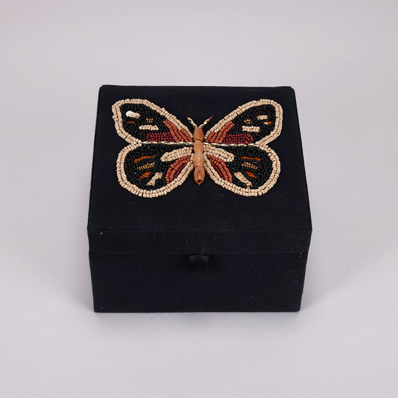Beaded Butterfly Box - Cracker Barrel