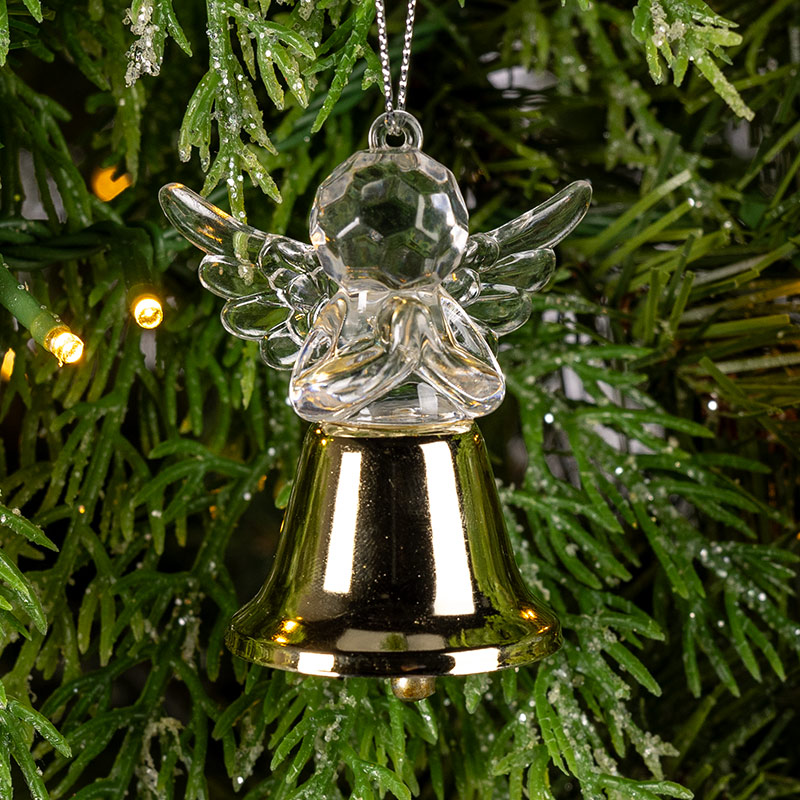 Angel Bell Ornament - Gold - Cracker Barrel