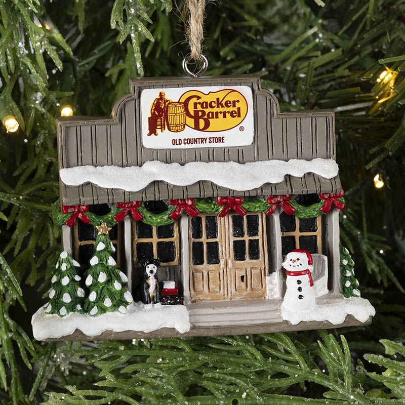 Cracker Barrel Store Ornament - Cracker Barrel