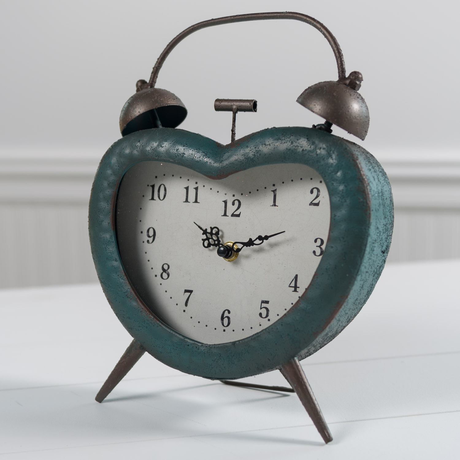 Metal Heart Tabletop Clock - Cracker Barrel