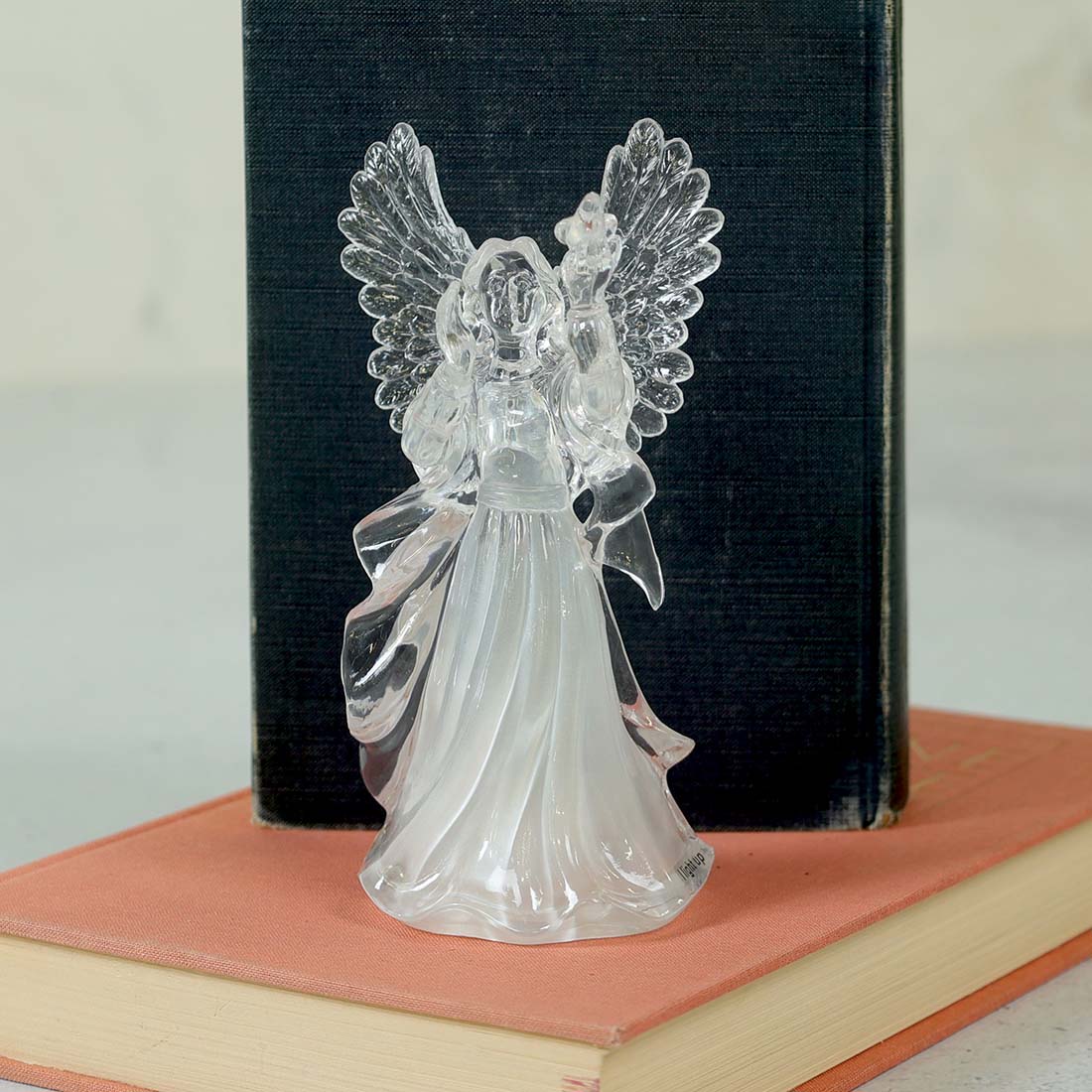 Acrylic LED Angel Decor - Holding Dove - Cracker Barrel