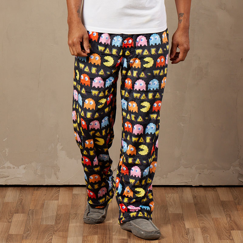 Pac Man Black Lounge Pants - Cracker Barrel