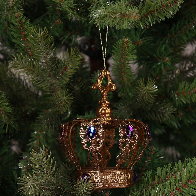 Gold Crown Ornament - Cracker Barrel