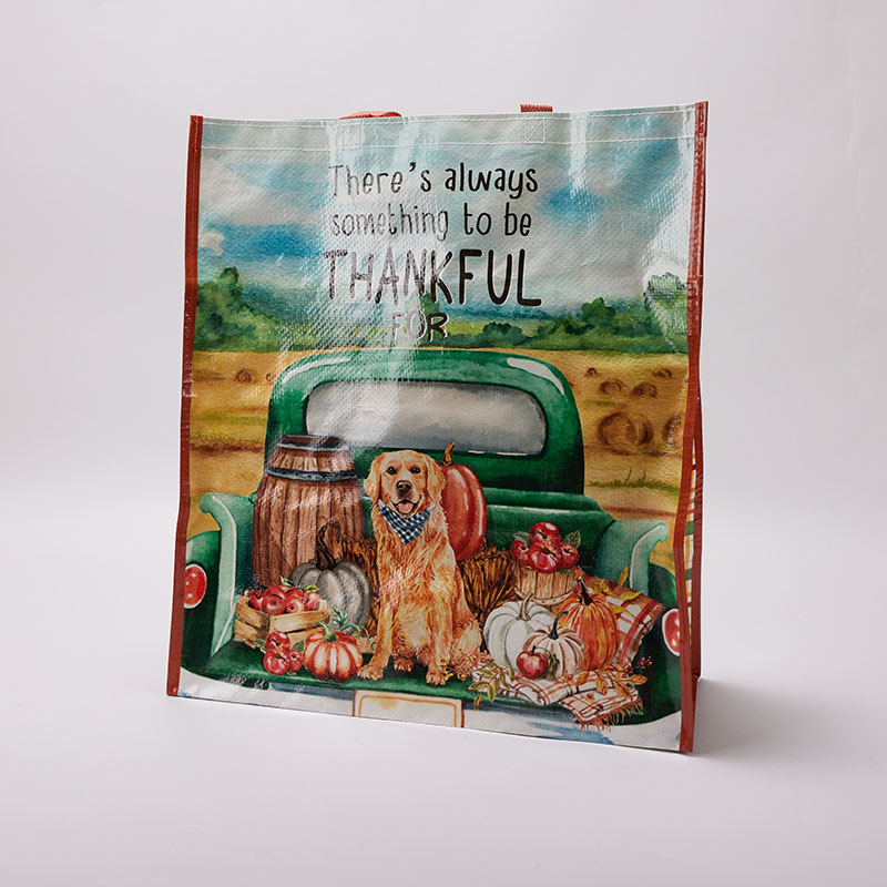 Thankful Dog and Green Truck Promo Tote - Cracker Barrel