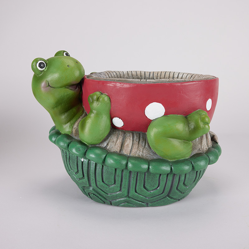 Turtle with Flower Planter - Cracker Barrel