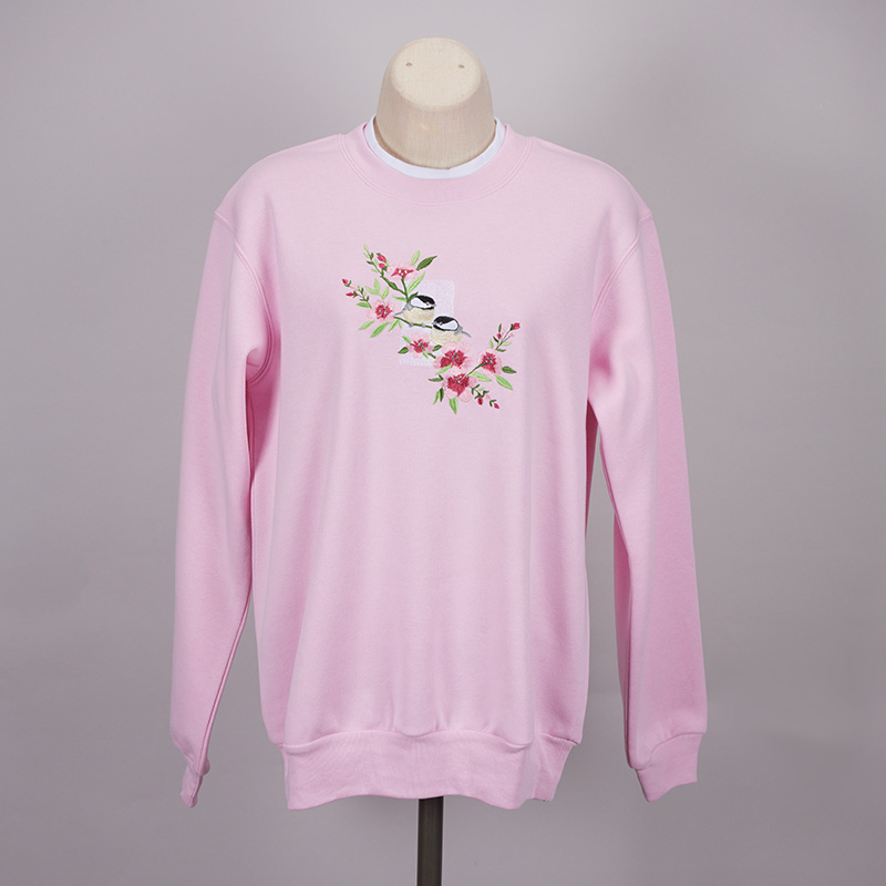 Chickadees Pink Pullover - Cracker Barrel