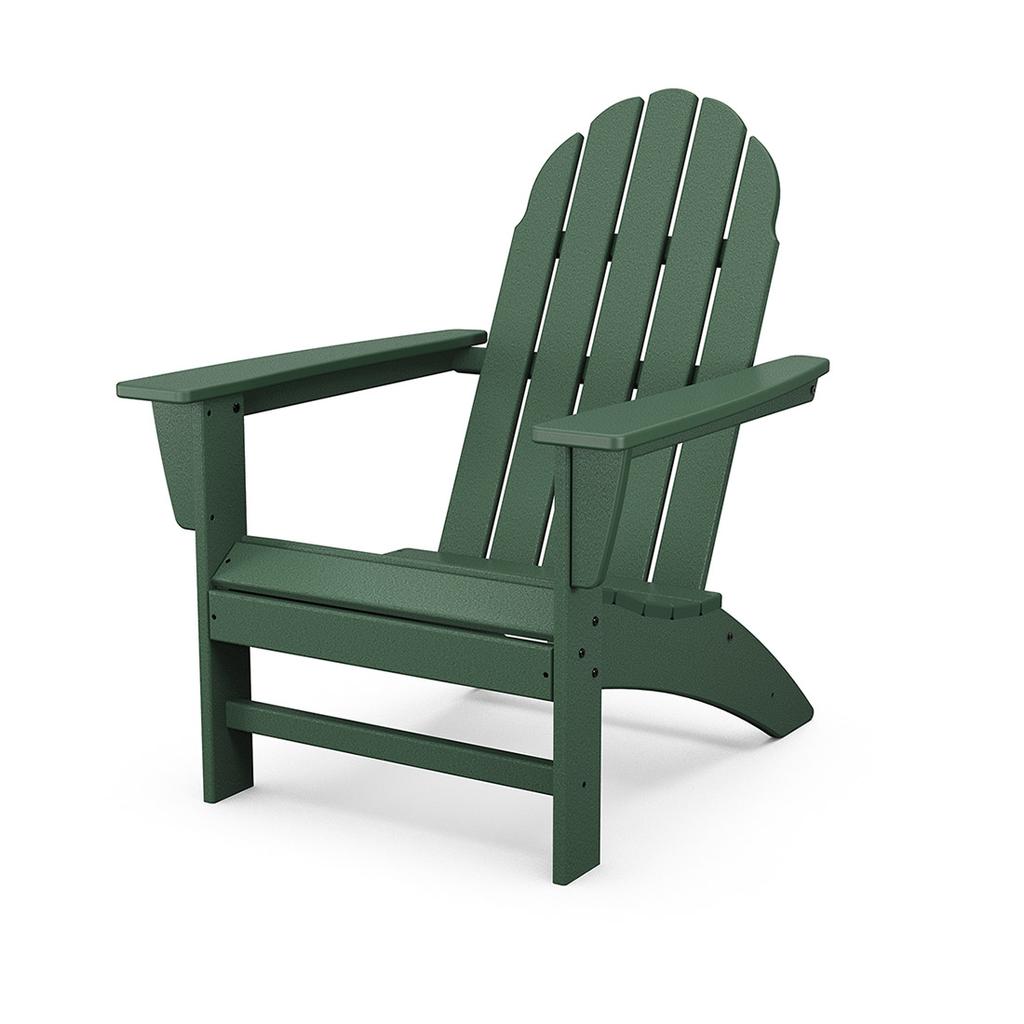POLYWOOD All Weather Heritage Traditional Adirondack Chair Cracker Barrel