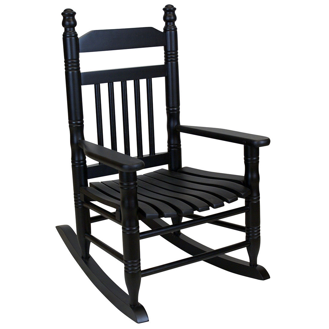 shop.crackerbarrel Slat Child Rocking Chair Black Cracker Barrel