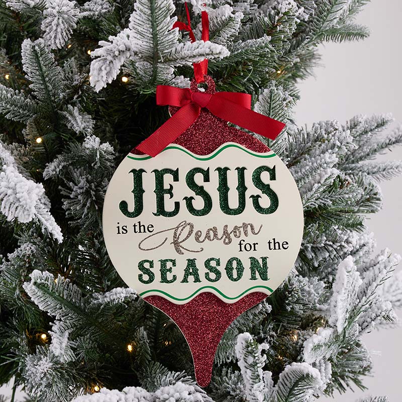 Jesus Is The Reason Sign Ornament - Cracker Barrel