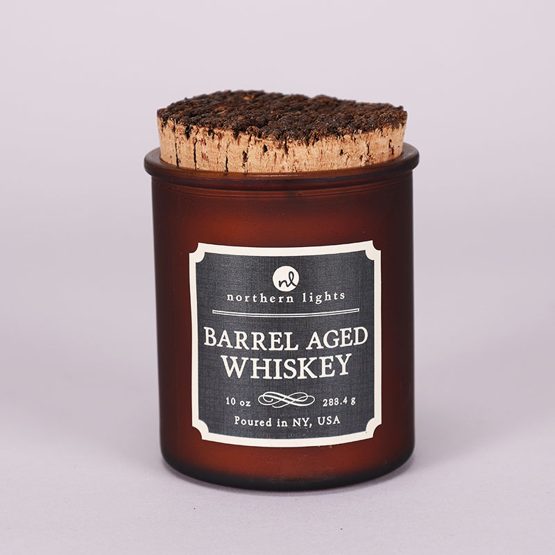 10 Oz. Northern Lightsreg; Barrel Aged Whiskey Candle - Cracker Barrel
