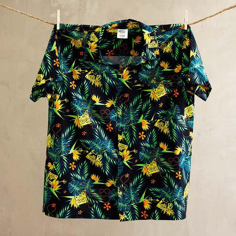 SpongeBob Tropical Woven Shirt - Cracker Barrel