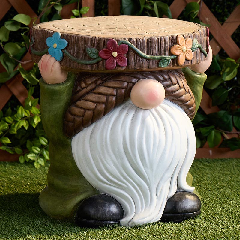 Gnome Side Table - Cracker Barrel