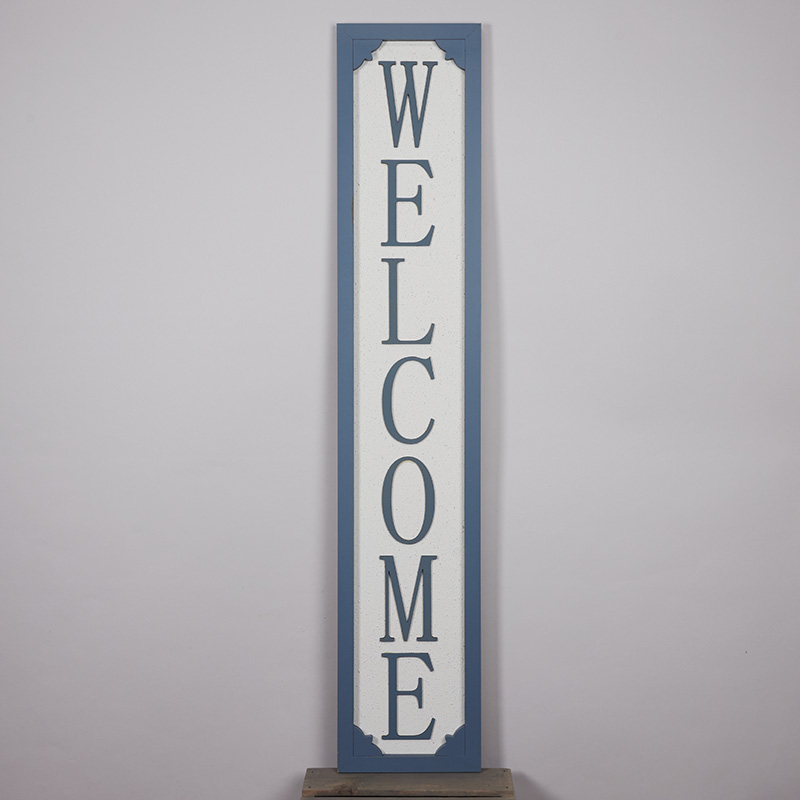 Floral Welcome Wall Leaner - Cracker Barrel