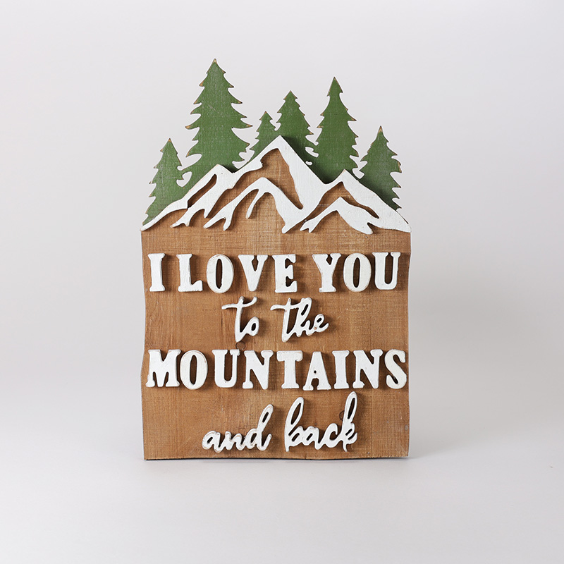 Mountains and Back Wood Wall Decor - Cracker Barrel