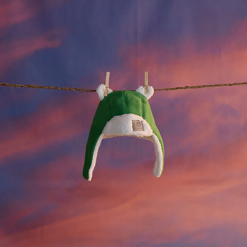 Infant John Deere Bear Ear Trapper Hat - Cracker Barrel