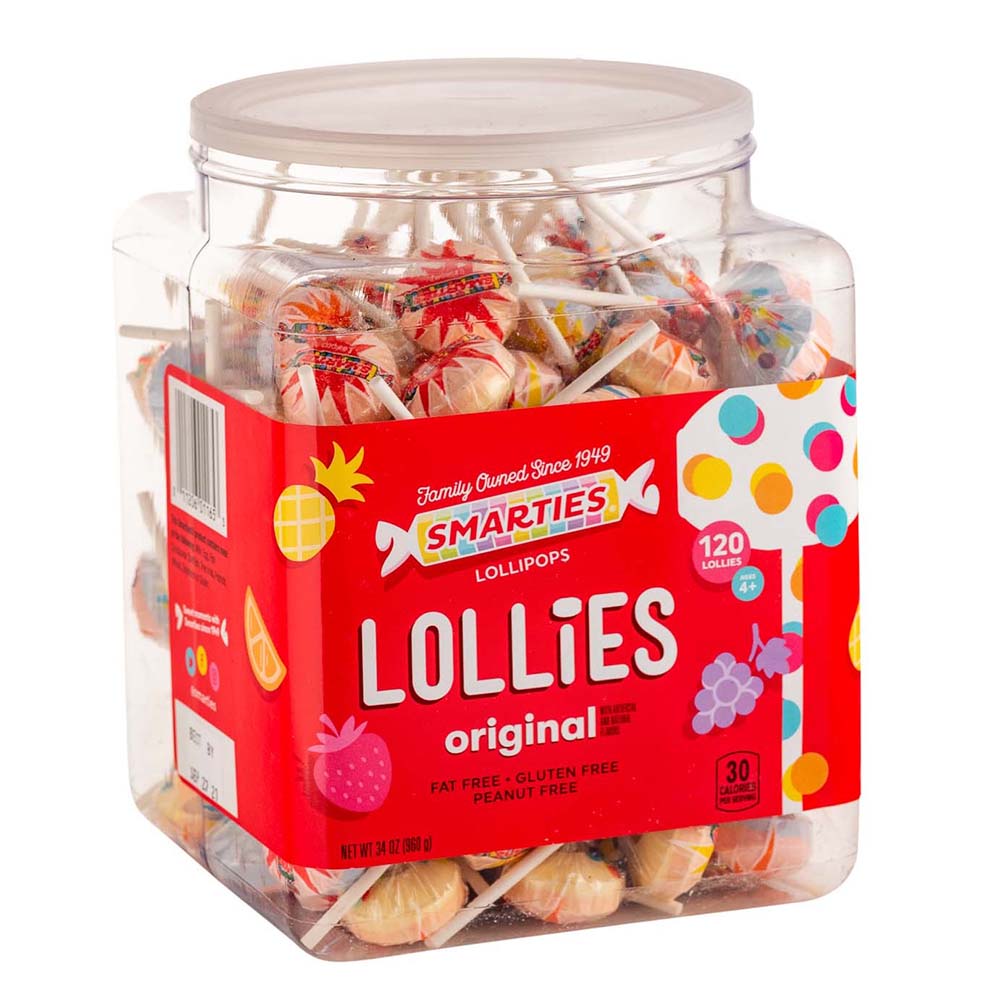 Smarties Pops - 120 count Food Candy | Cracker Barrel - Cracker Barrel