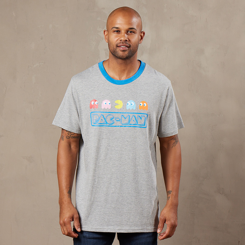 Pac Man Gray Tee - Cracker Barrel