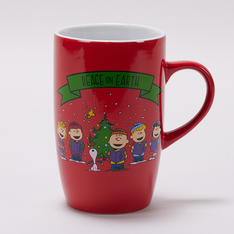 Peanuts Peace on Earth 18 Oz. Latte Mug - Cracker Barrel