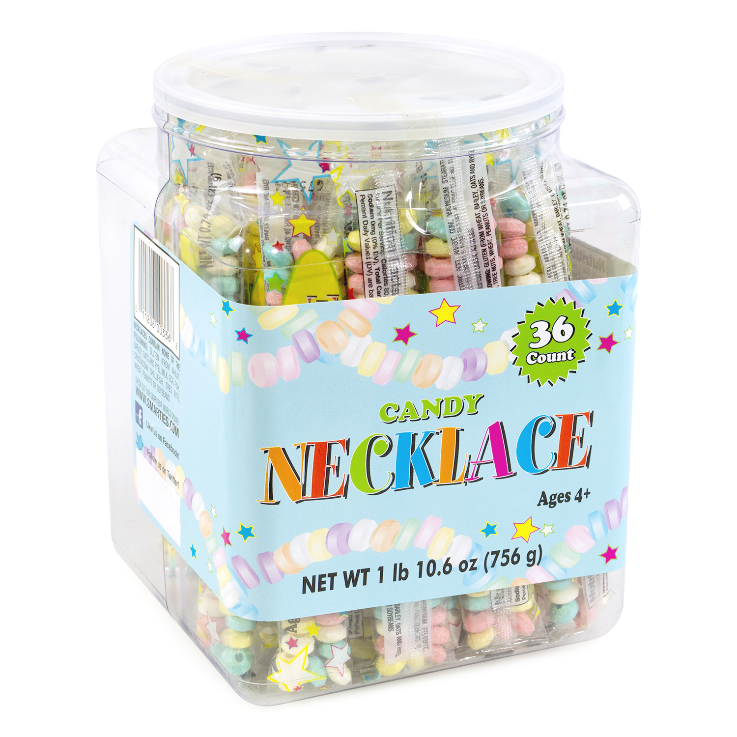 Candy Necklaces Tub - 36 Count Food Candy | Cracker Barrel - Cracker Barrel