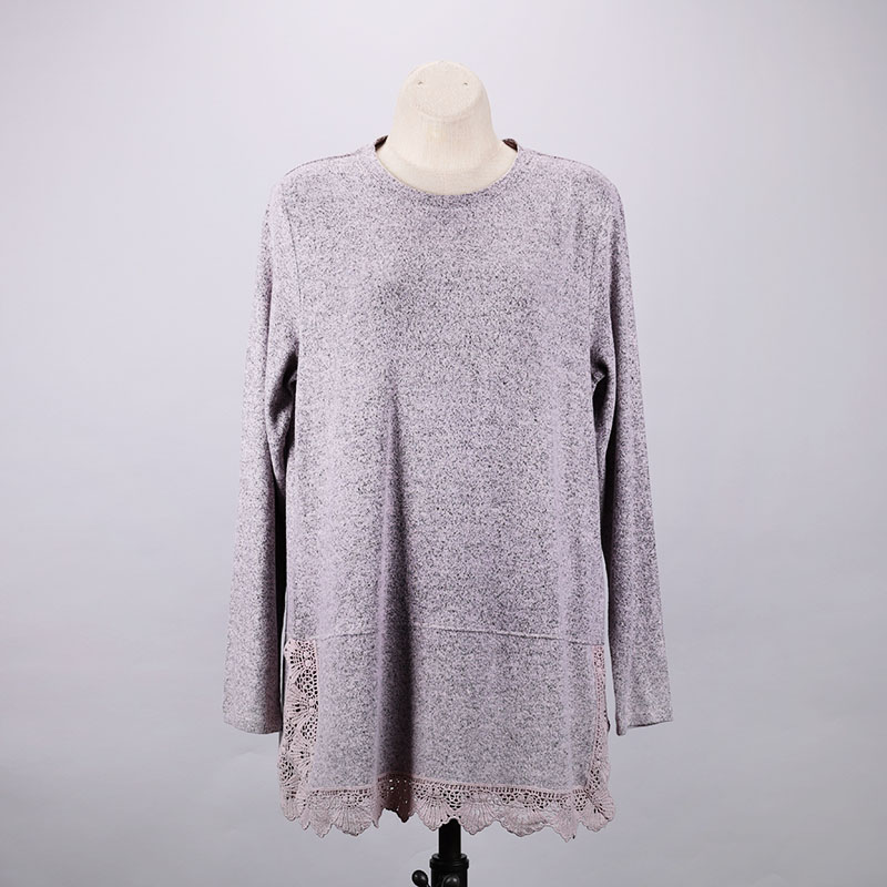 Brushed Pink Hacci Top - Cracker Barrel