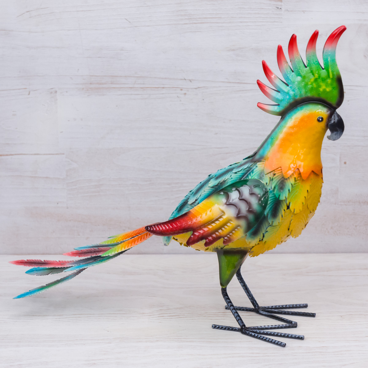 Metal Parrot Figure - Cracker Barrel