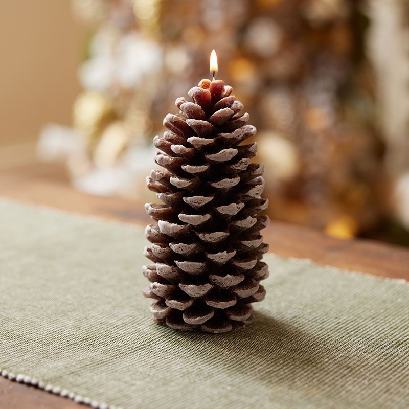 Pinecone Figural Candle - Cracker Barrel