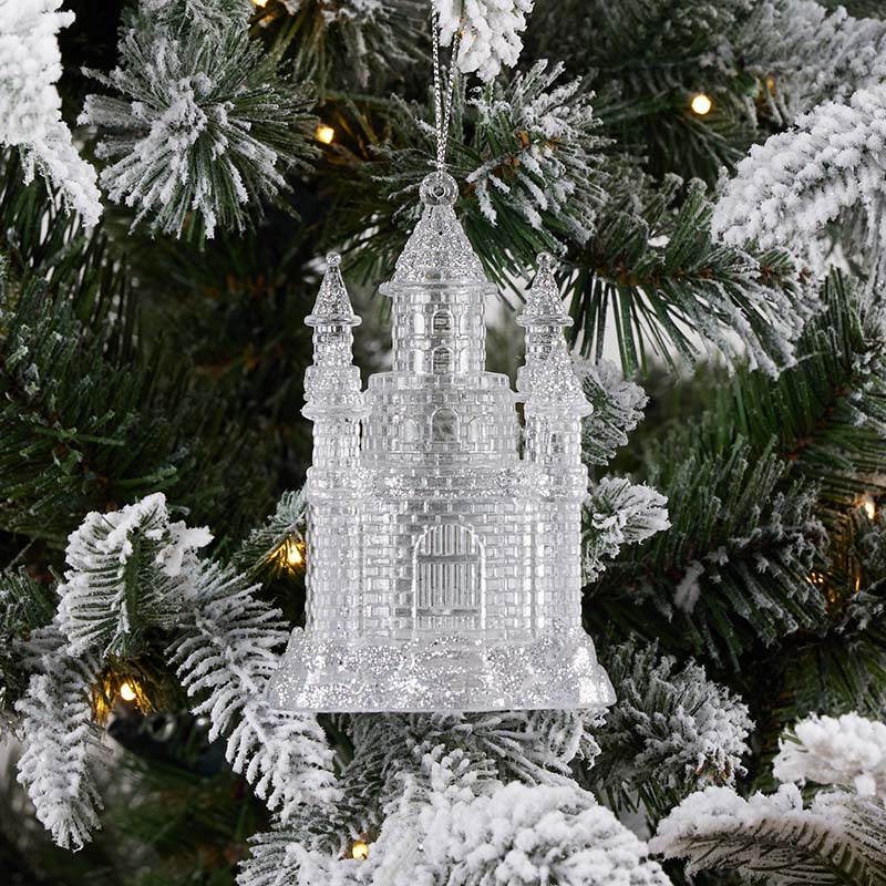 Light Up Castle Ornament - Cracker Barrel