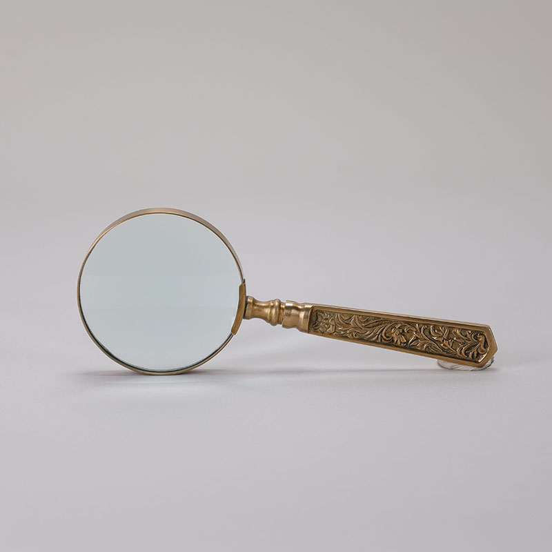 Brass Floral Embroidered Magnifying Glass - Cracker Barrel