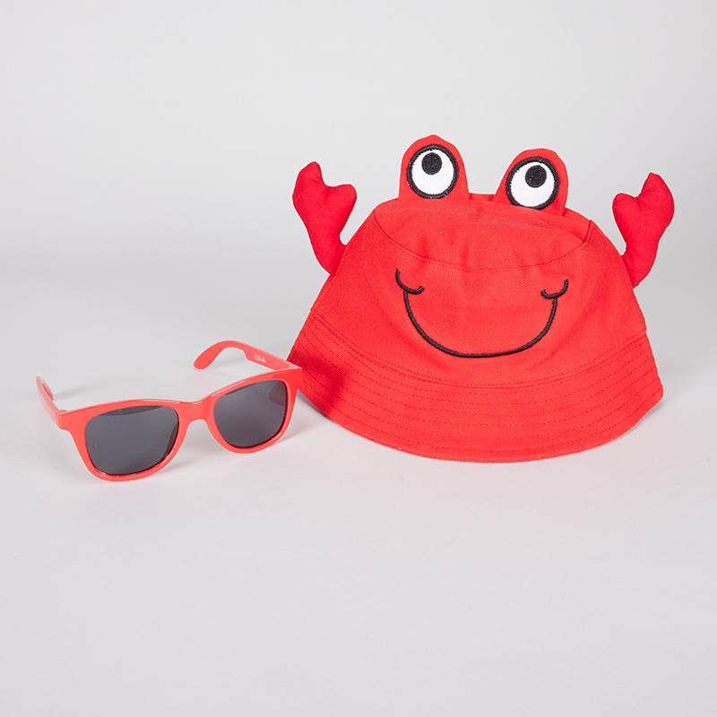 Crab Bucket Hat and Sunglasses Set - Cracker Barrel