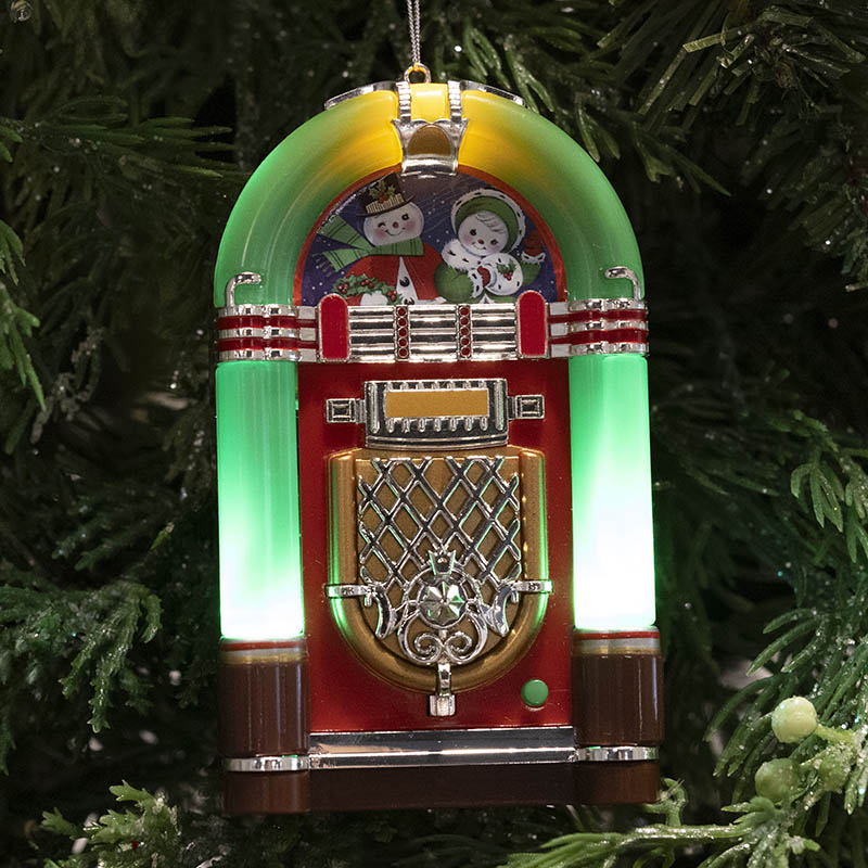 Mini Musical Jukebox Ornament - Cracker Barrel