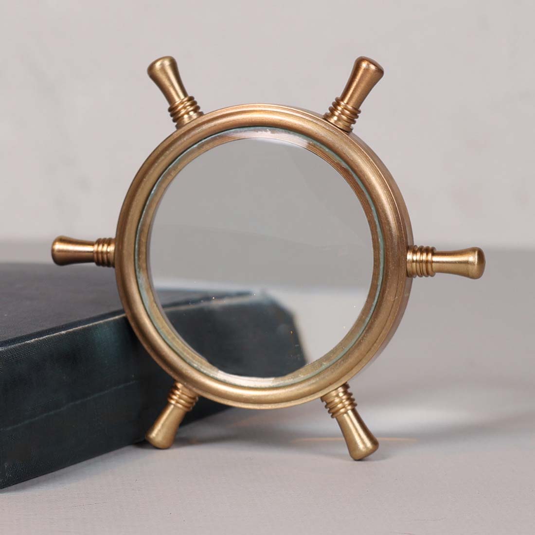 Ship Wheel Magnifying Glass - Cracker Barrel