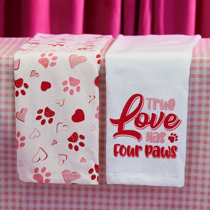 True Love 2 Piece Towel Set - Cracker Barrel